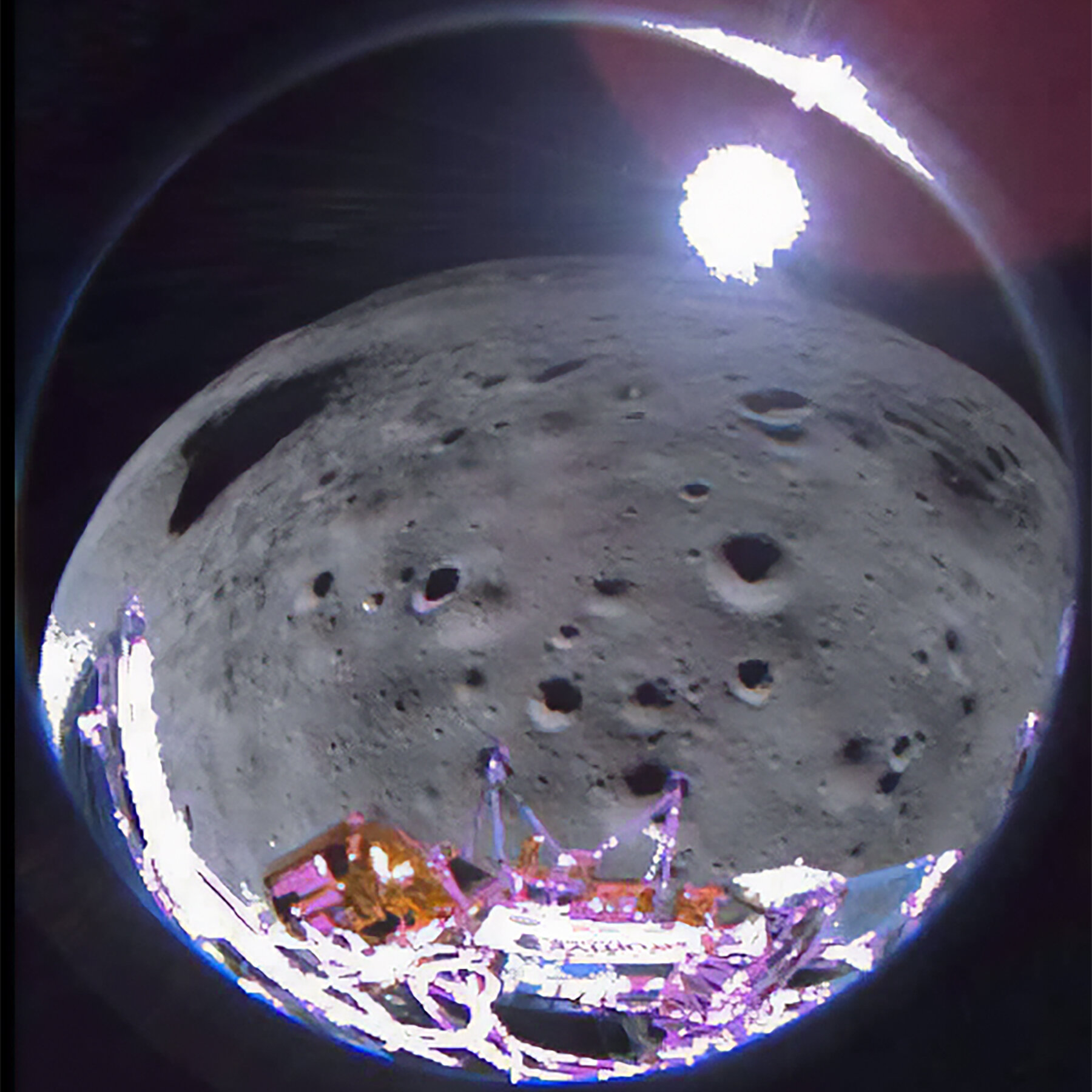 Odysseus Moon Lander Sends Photos Home Before Spacecraft Likely Dies ...